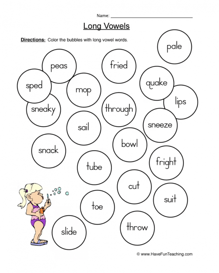 19 Go-To First Grade Phonics Worksheets - The Teach Simple Blog