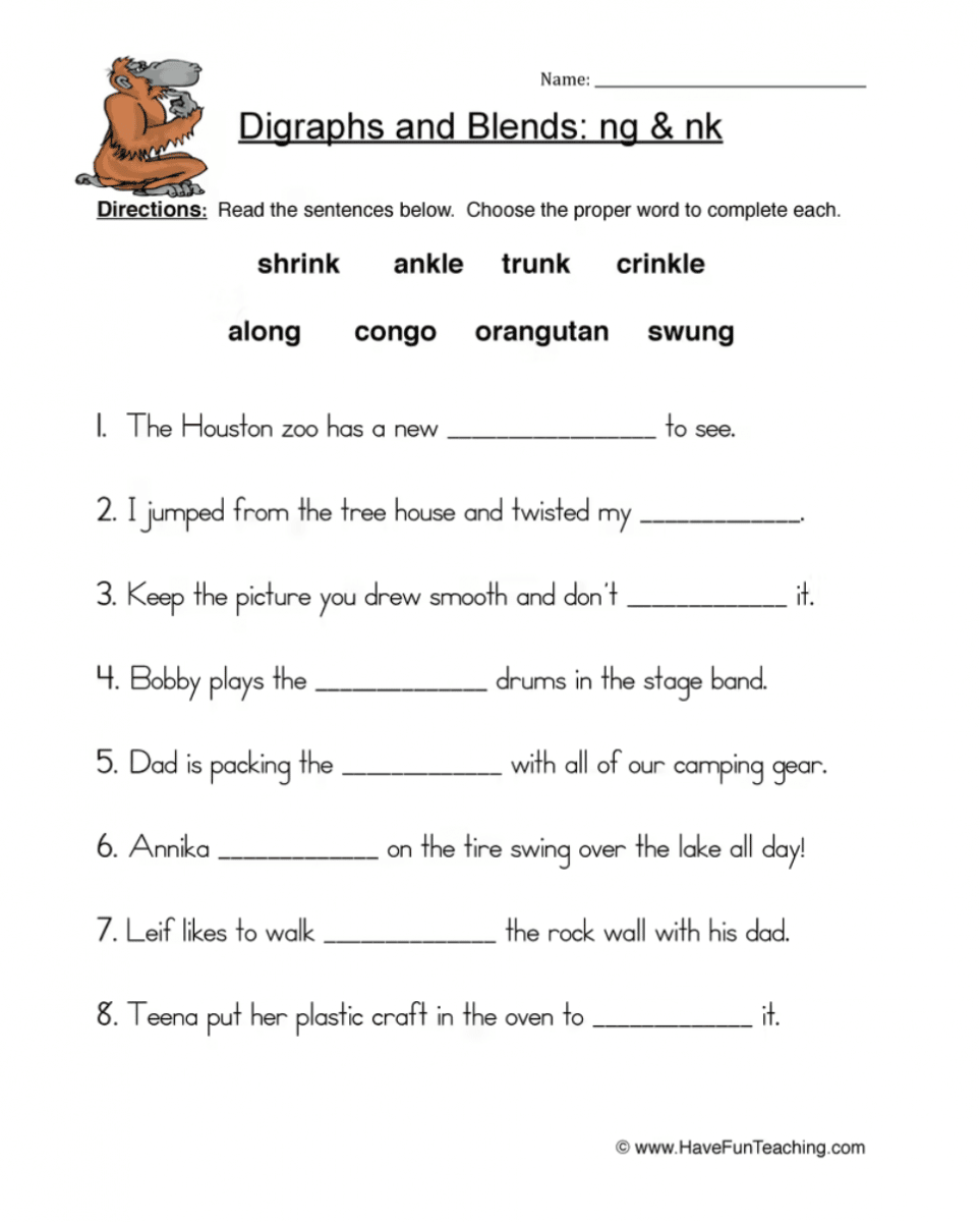 19 Go-To First Grade Phonics Worksheets - The Teach Simple Blog