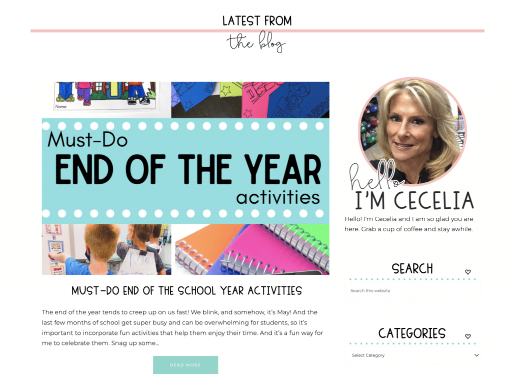 16 Inspiring 1st Grade Blogs By Educators - The Teach Simple Blog