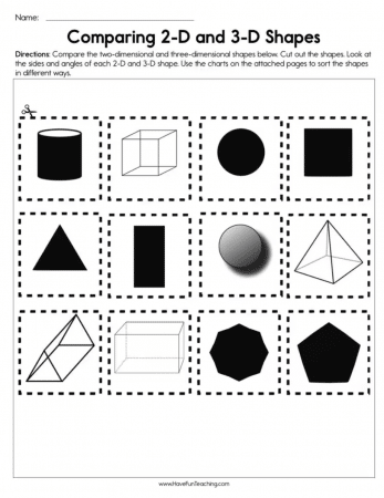 21+ First Grade Shapes Worksheets To Teach Geometry - The Teach Simple Blog