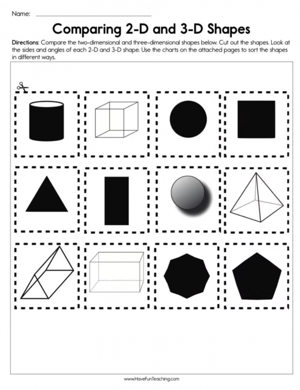 21+ First Grade Shapes Worksheets To Teach Geometry - The Teach Simple Blog