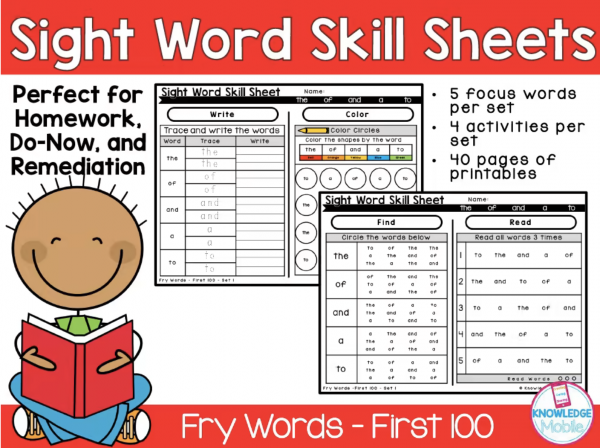 Ultimate Guide to First Grade Sight Words: Dolch, Fry & More - The ...