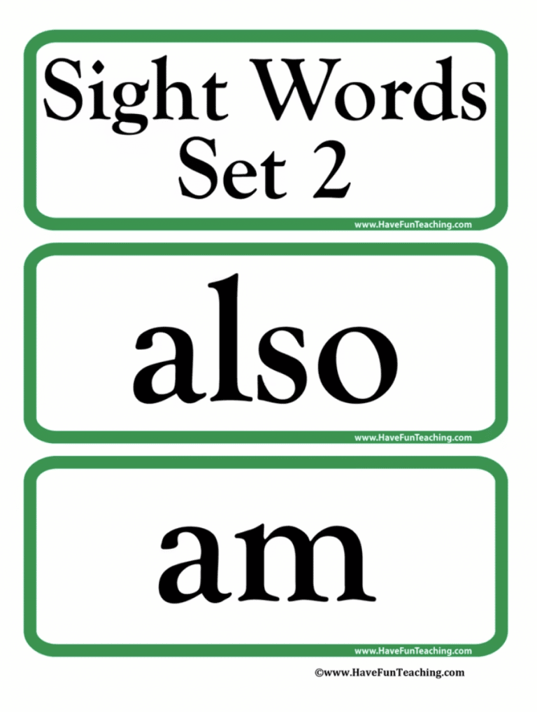 19+ Effective 1st Grade Flash Card Sets - The Teach Simple Blog