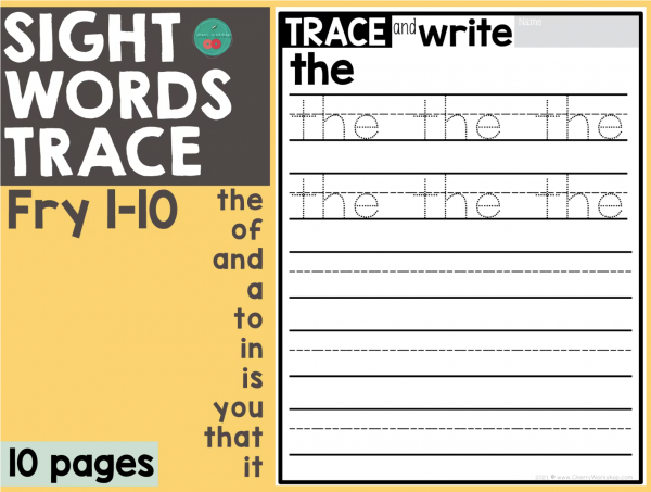 Ultimate Guide to First Grade Sight Words: Dolch, Fry & More - The ...