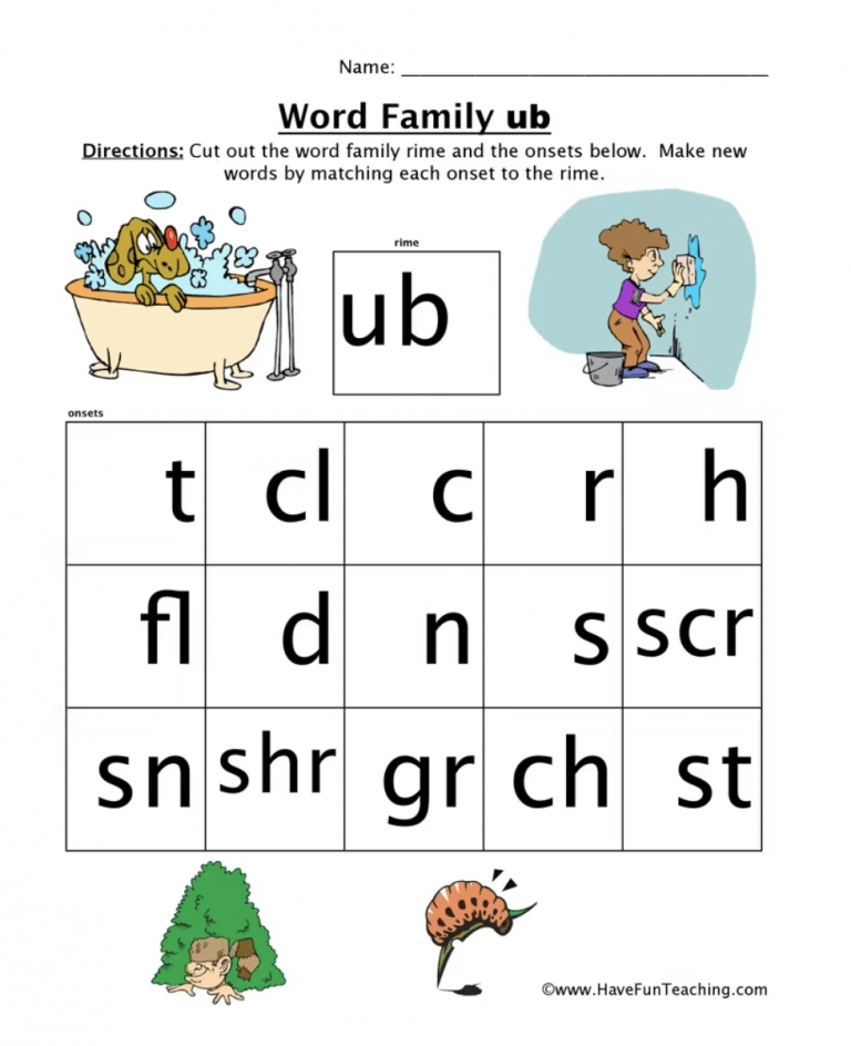 19 Go-To First Grade Phonics Worksheets - The Teach Simple Blog