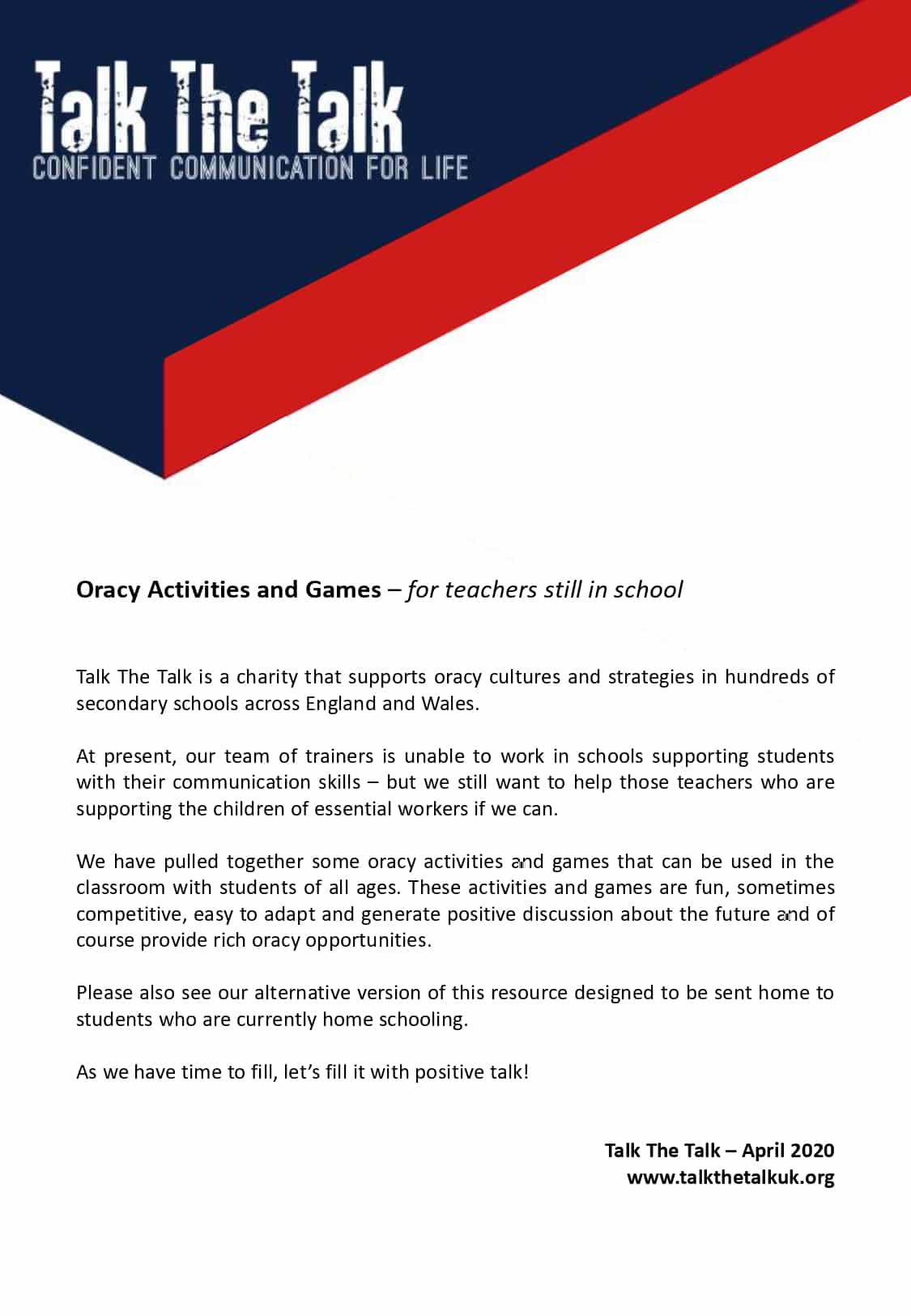 The Importance of Oracy in the Classroom - The Teach Simple Blog