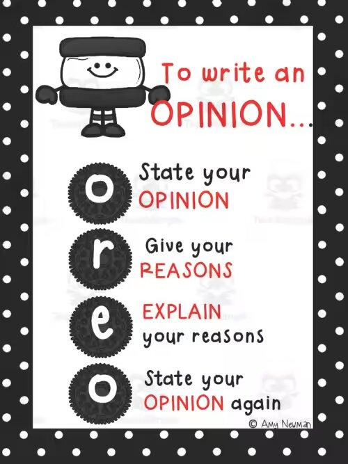 Opinion Writing Anchor Chart: A Brief Guide With Examples