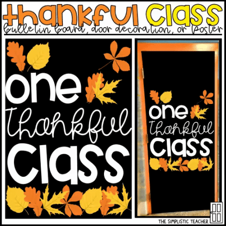 21 Best November Bulletin Board Ideas - The Teach Simple Blog