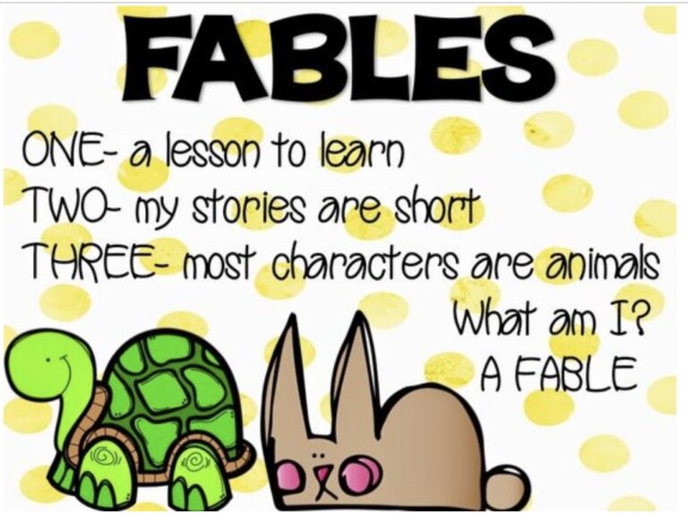 9 Inspiring Folktale Anchor Chart - The Teach Simple Blog