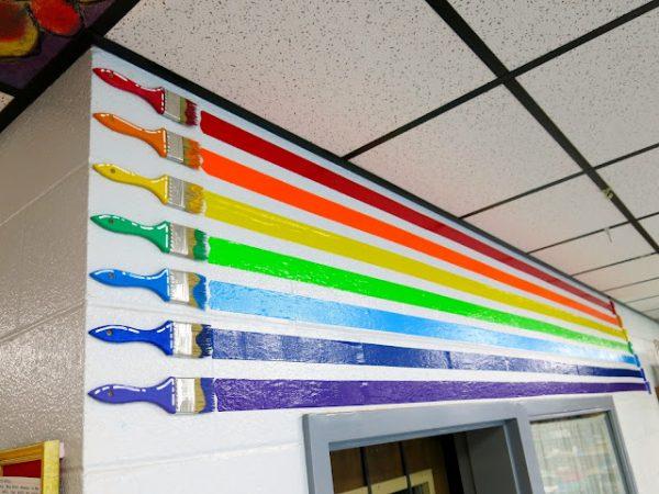 17 Colourfully Awesome Art Bulletin Boards - The Teach Simple Blog