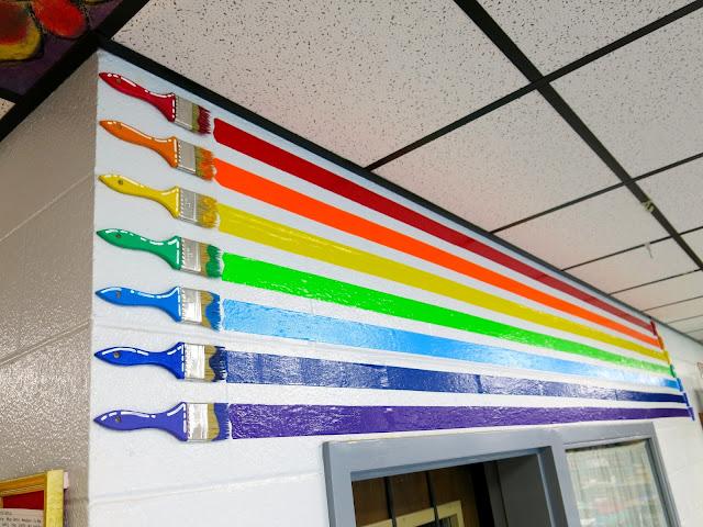 17 Colourfully Awesome Art Bulletin Boards - The Teach Simple Blog