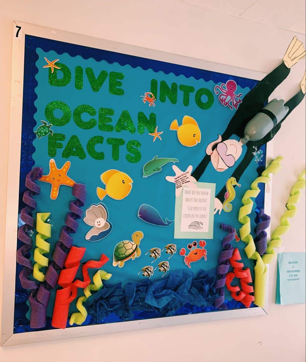 49 Fun & Creative Ideas For Your Ocean Bulletin Board - The Teach ...