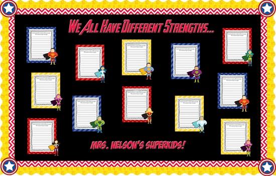 Create A Superhero Bulletin Board + Resources - The Teach Simple Blog