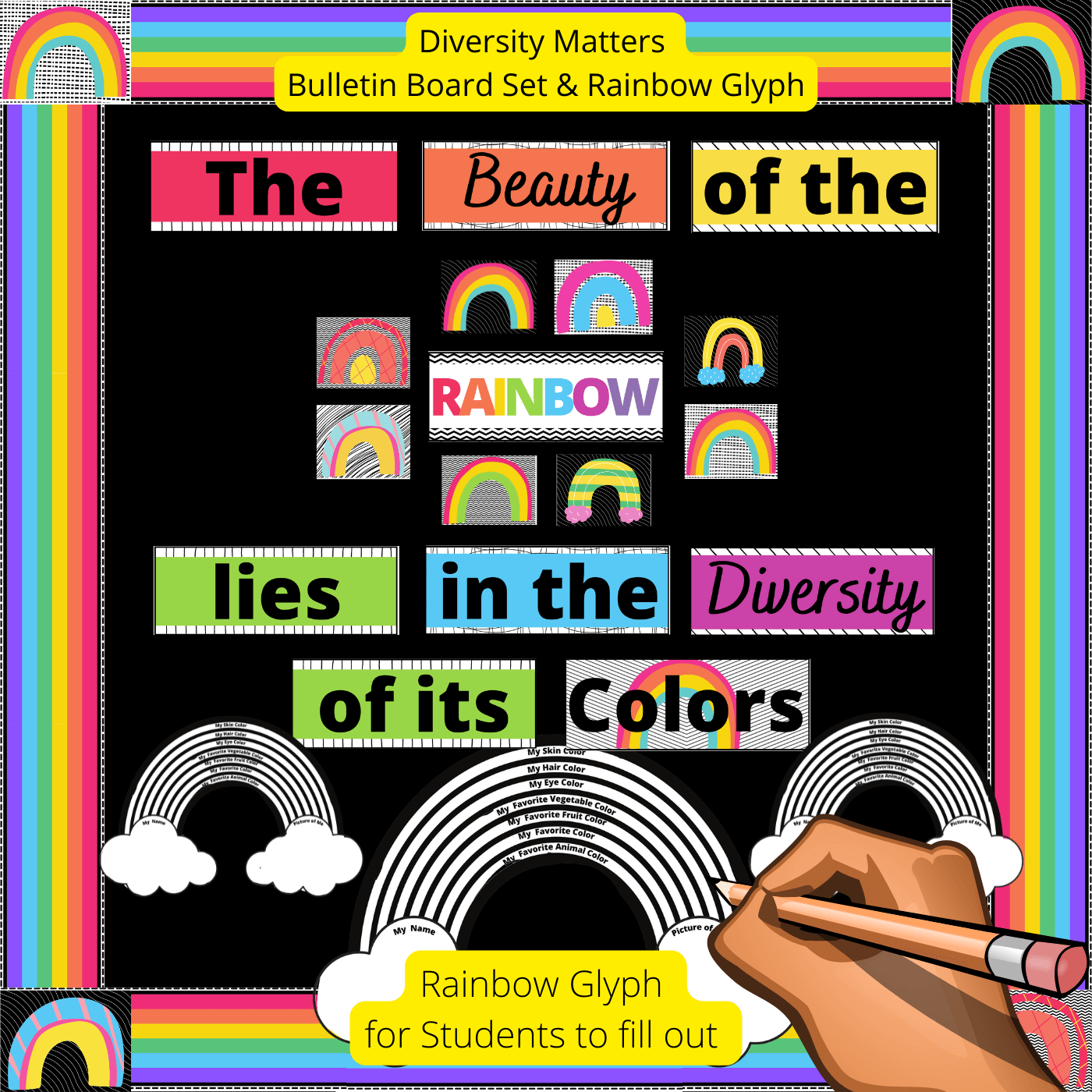 29 Bright & Cheery Rainbow Bulletin Board Ideas for Your Classroom ...