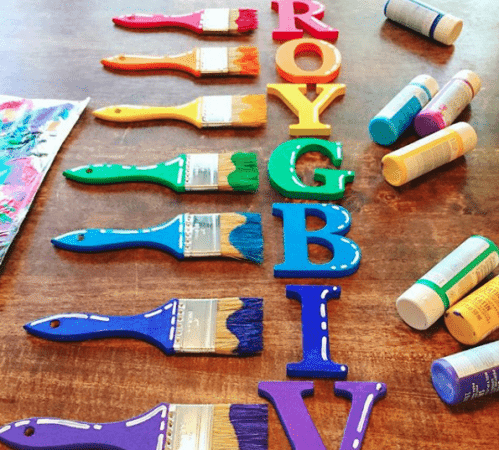 17 Colourfully Awesome Art Bulletin Boards - The Teach Simple Blog