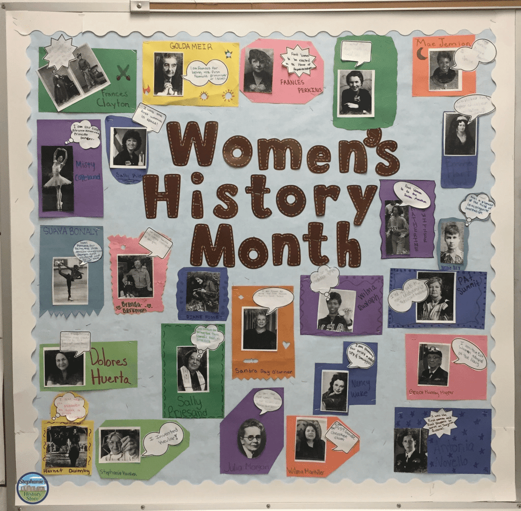 11 Inspiring Bulletin Board Ideas to Celebrate Women's History Month ...