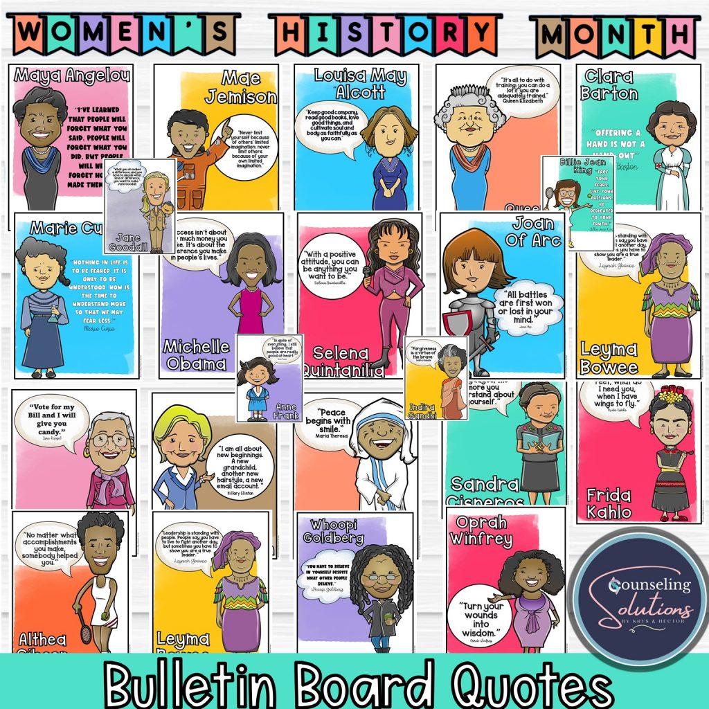 11 Inspiring Bulletin Board Ideas to Celebrate Women's History Month - The Teach Simple Blog