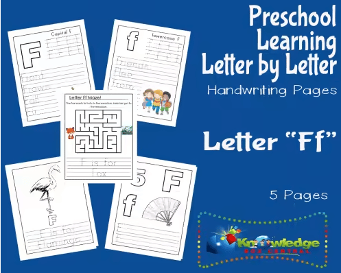 Fun with the Letter F! A Collection of the 9 Best Letter F Worksheets ...