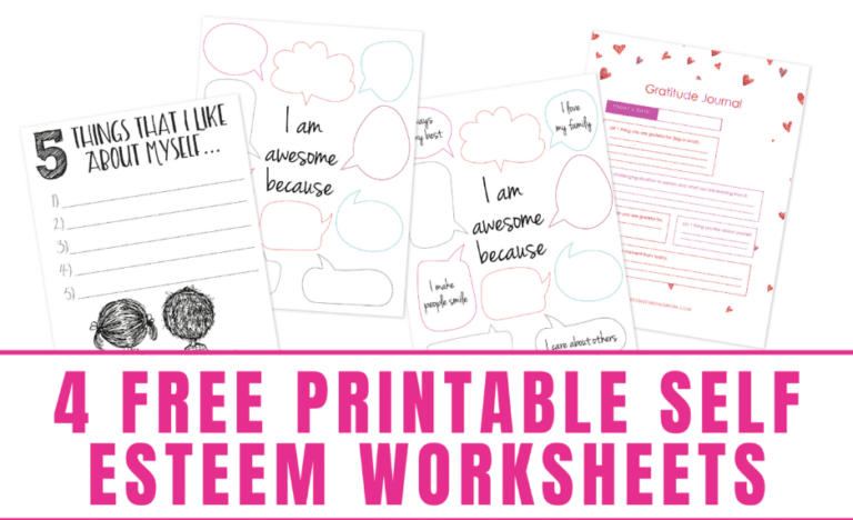 Empowering Self Esteem through Effective CBT Worksheets, Activities ...