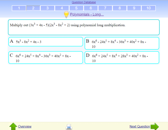 9 Best Multiplying Polynomials Worksheet For Students - The Teach ...