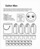 Exploring Gallon Man - Fun Learning Activities and Worksheets - The ...