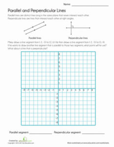 9 Comprehensive Parallel And Perpendicular Lines Worksheets - The Teach ...
