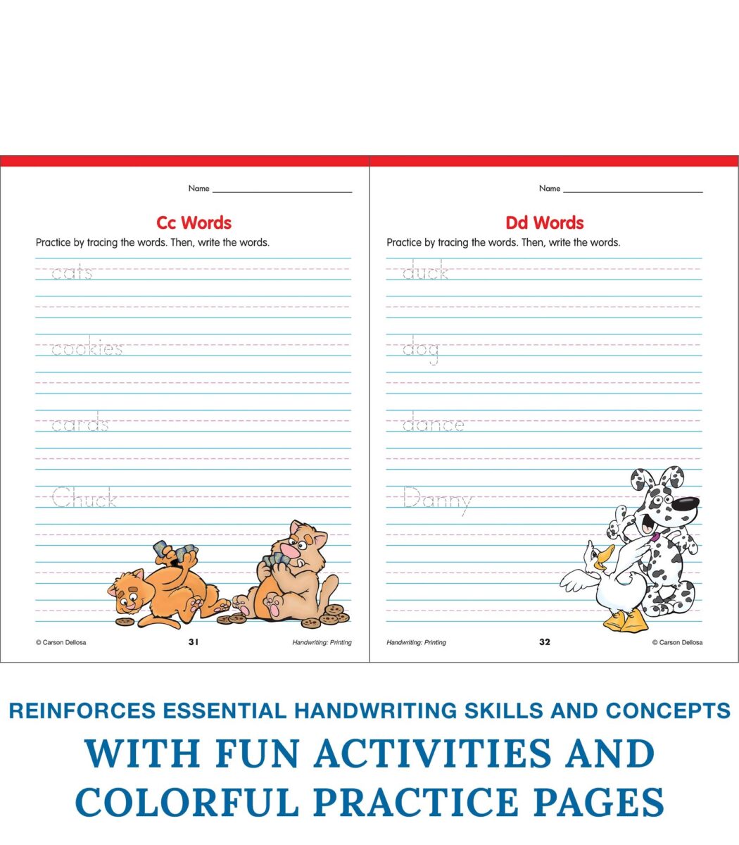 19 Essential 1st Grade Handwriting Worksheets - The Teach Simple Blog