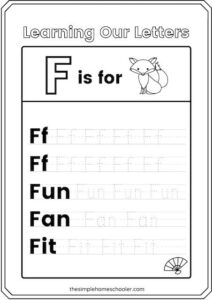 Fun With The Letter F! A Collection Of The 9 Best Letter F Worksheets ...