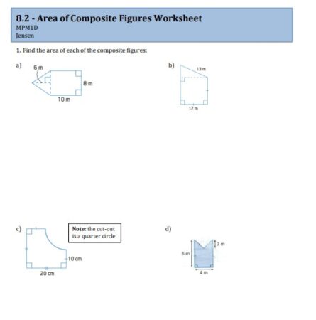 Boost Math Skills With These Engaging Area Of Composite Figures ...
