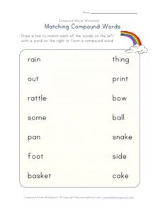 Top 9 Hand-Picked Worksheets for Teaching Compound Words - The Teach ...