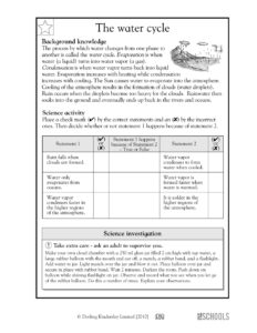 The Amazing Water Cycle: 9 Best Interactive Worksheets for Kids - The ...