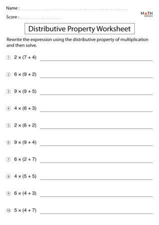 The Ultimate Resource For Distributive Property Worksheets - The Teach ...