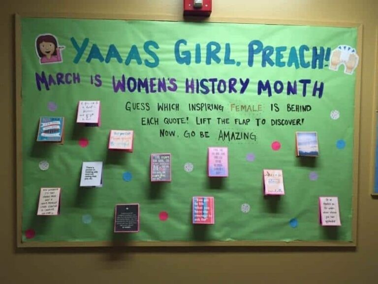 11 Inspiring Bulletin Board Ideas to Celebrate Women's History Month ...